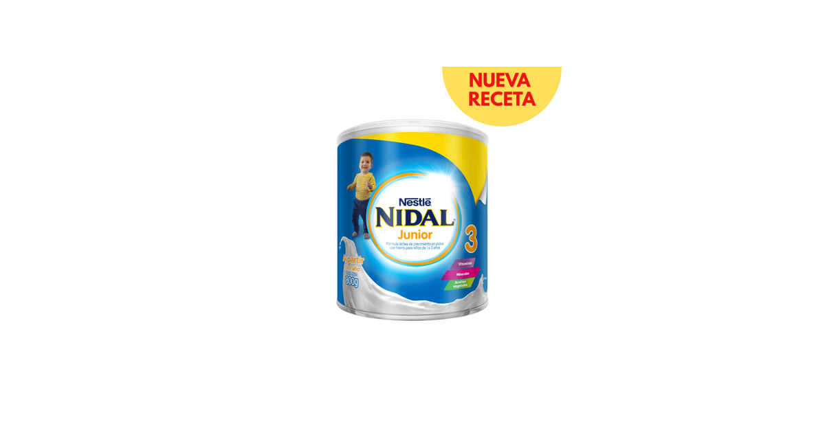 Fórmula Láctea NIDAL® Junior 800g | Nestlé FamilyNes Chile